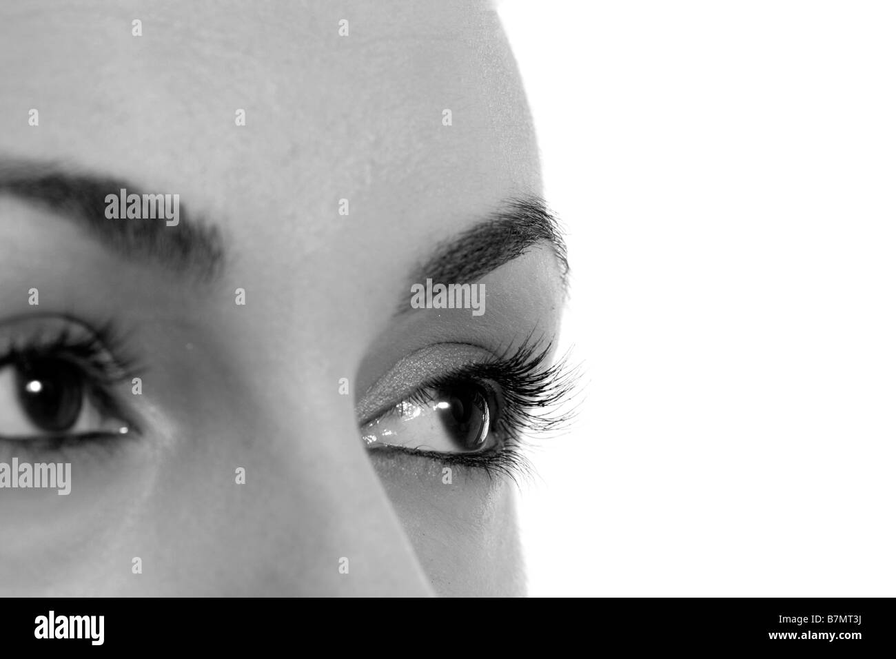 Macro eyes close up Black and White Stock Photos & Images - Alamy