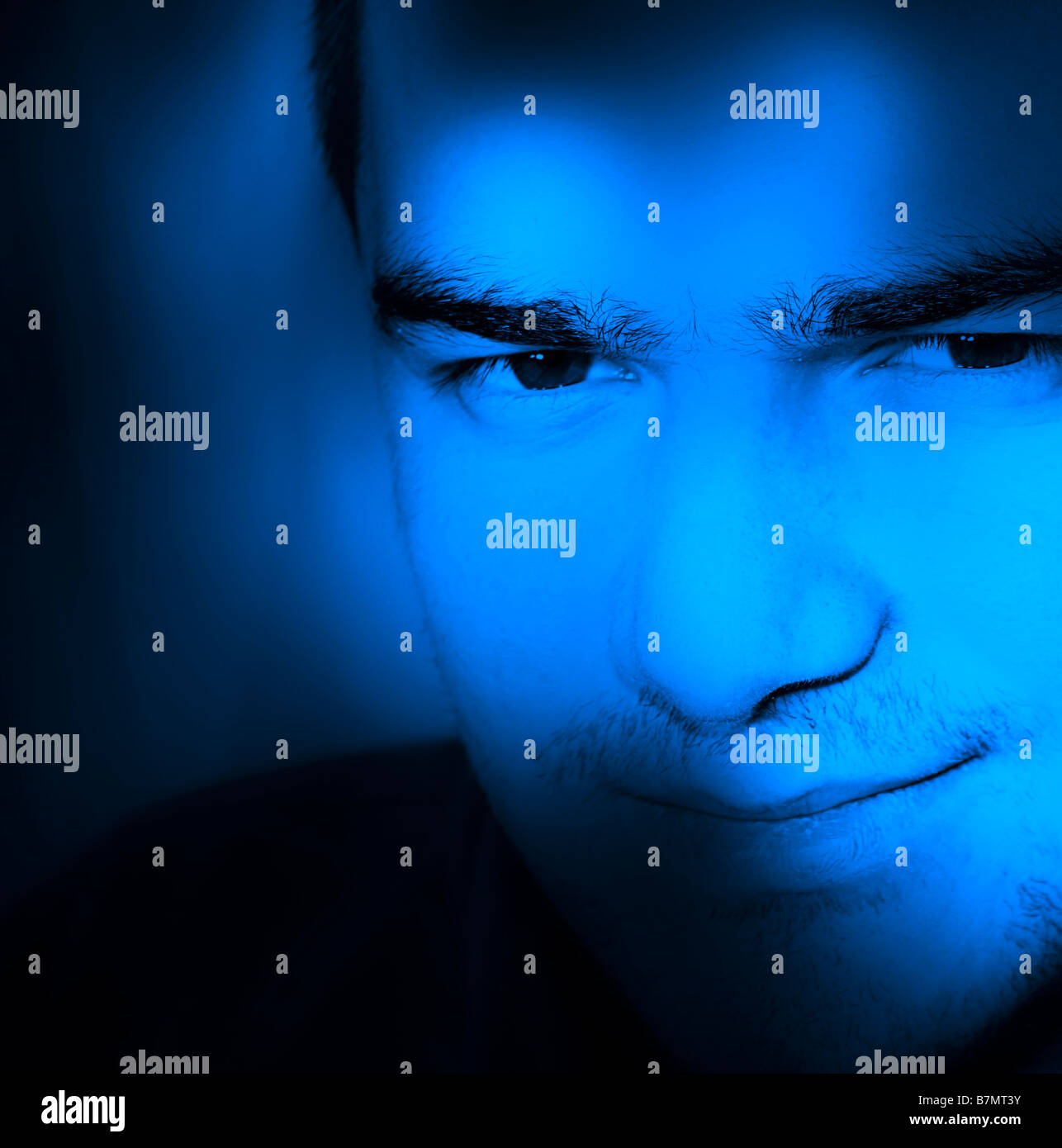 Young man - face, close-up Stock Photo - Alamy