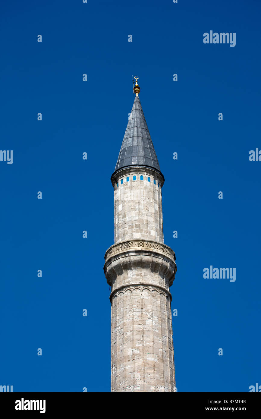 Minaret Istanbul Turkey Stock Photo - Alamy