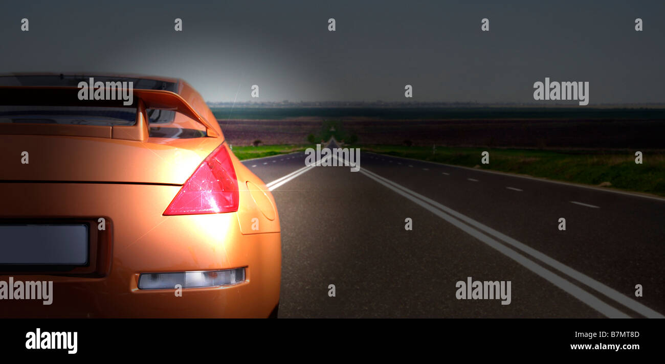 Moving car side view traffic light hi-res stock photography and images ...