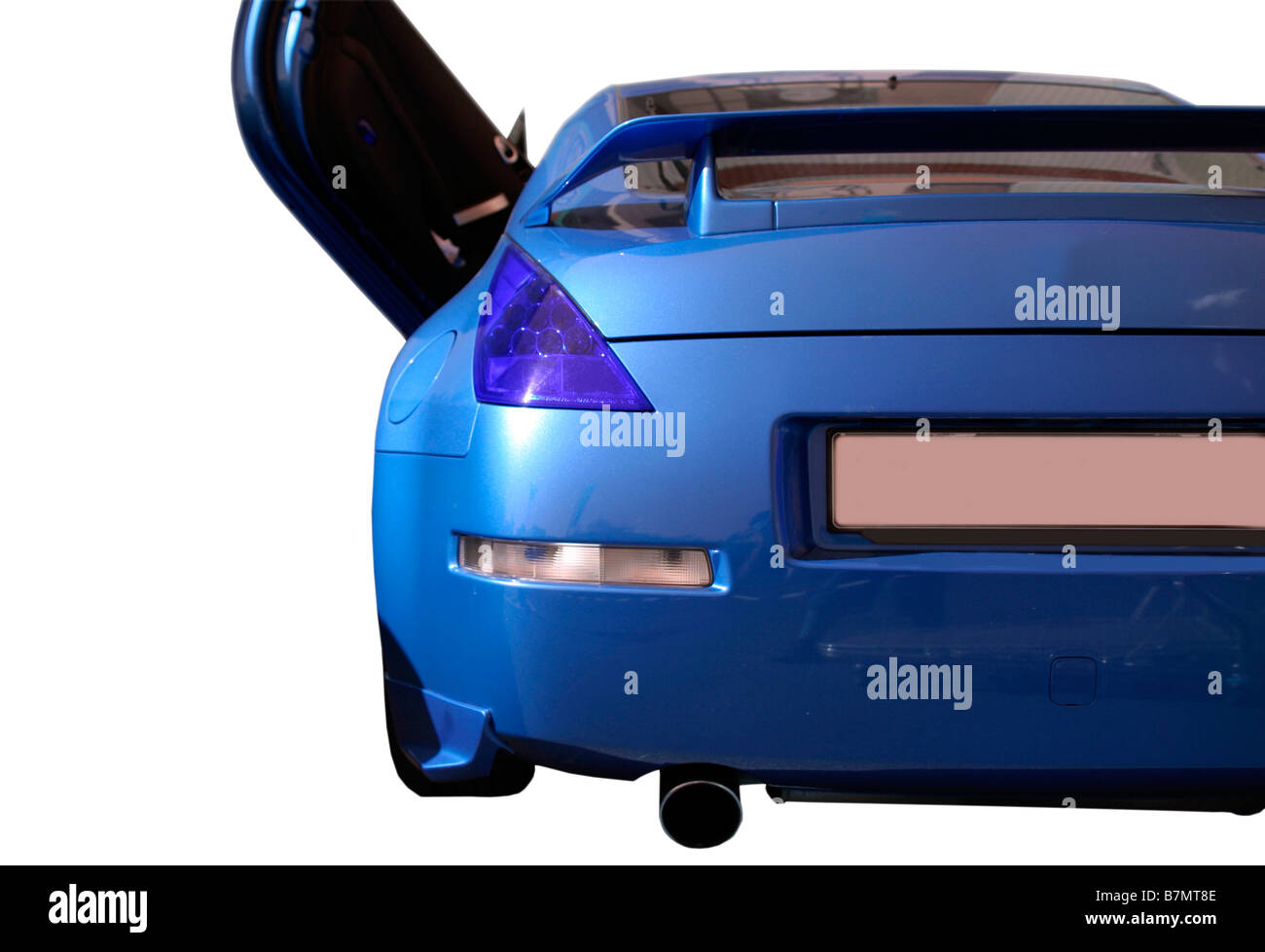 Car view from the back Stock Photo - Alamy