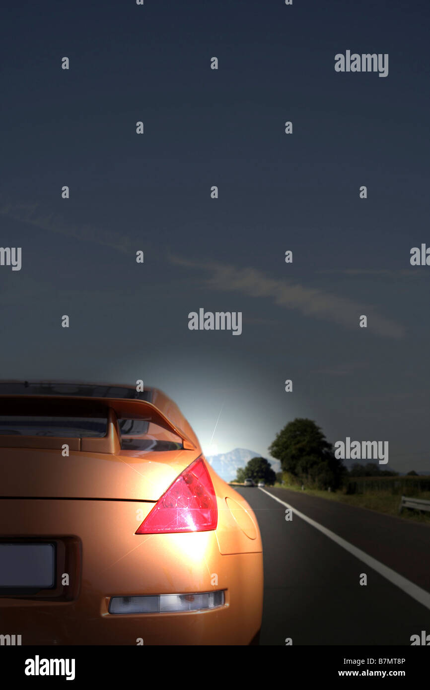 Moving car side view traffic light hi-res stock photography and images ...