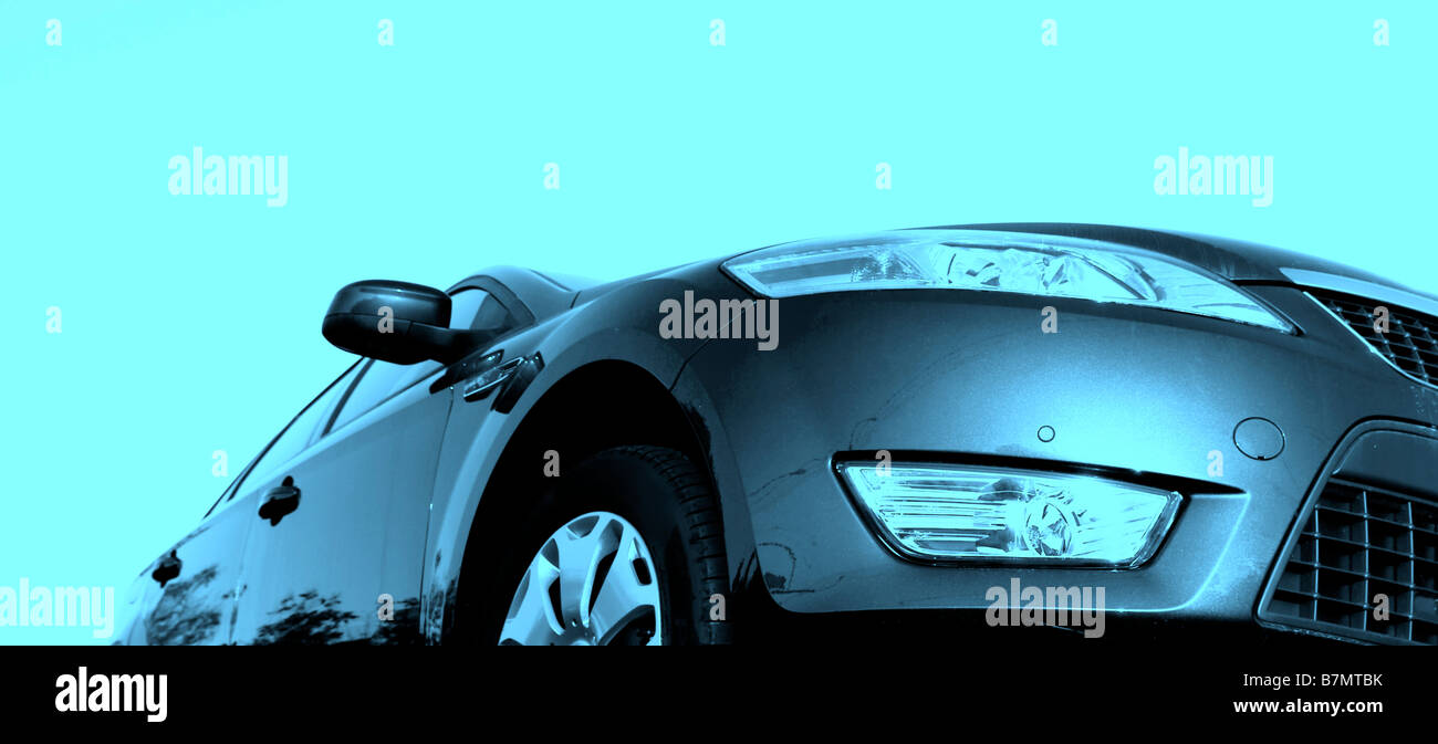 Car view from the front Stock Photo - Alamy