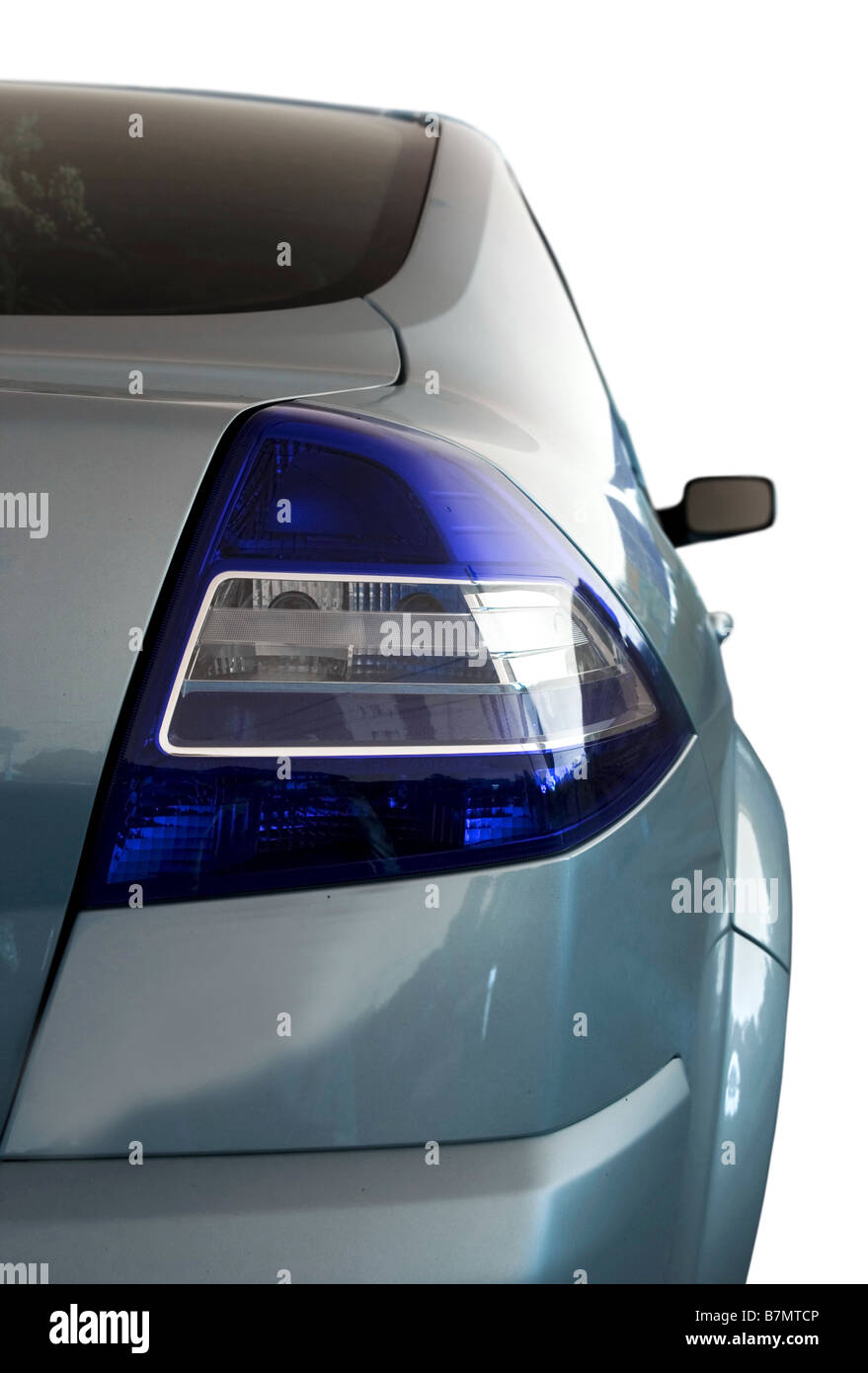 Car back isolated on white Stock Photo - Alamy