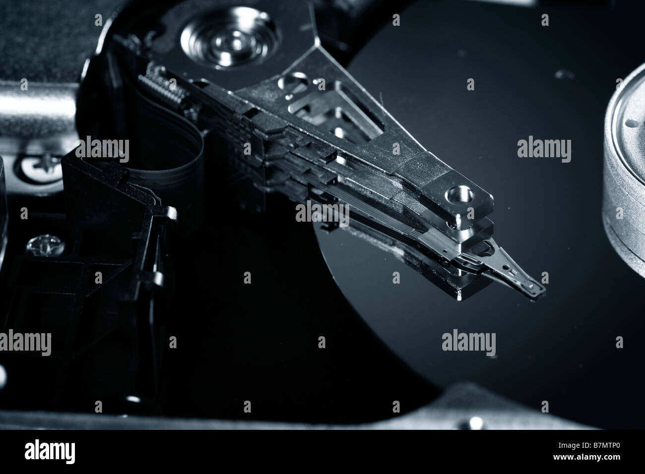 Macro photo - Hard Disk Drive Stock Photo - Alamy