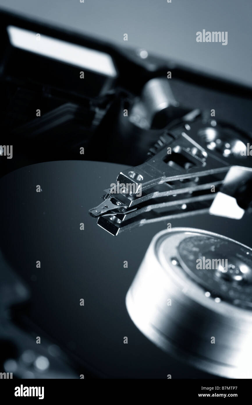 Macro photo - Hard Disk Drive Stock Photo - Alamy