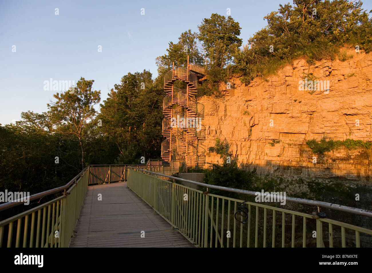 Valaste Viewing Platform, Ida Viru County, Estonia, Europe Stock Photo ...