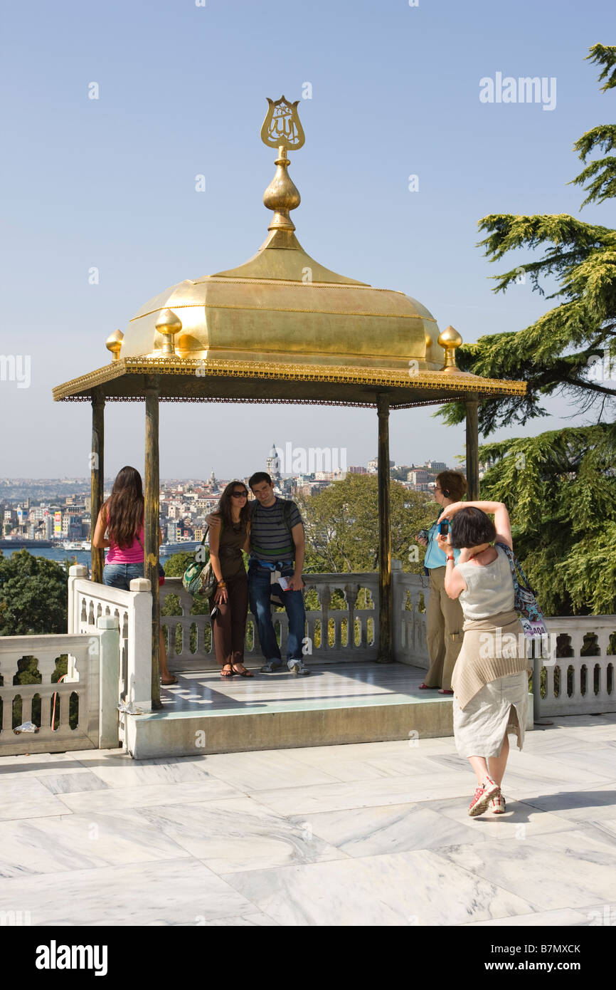 Topkapi Palace Terrace Istanbul Turkey Stock Photo - Alamy