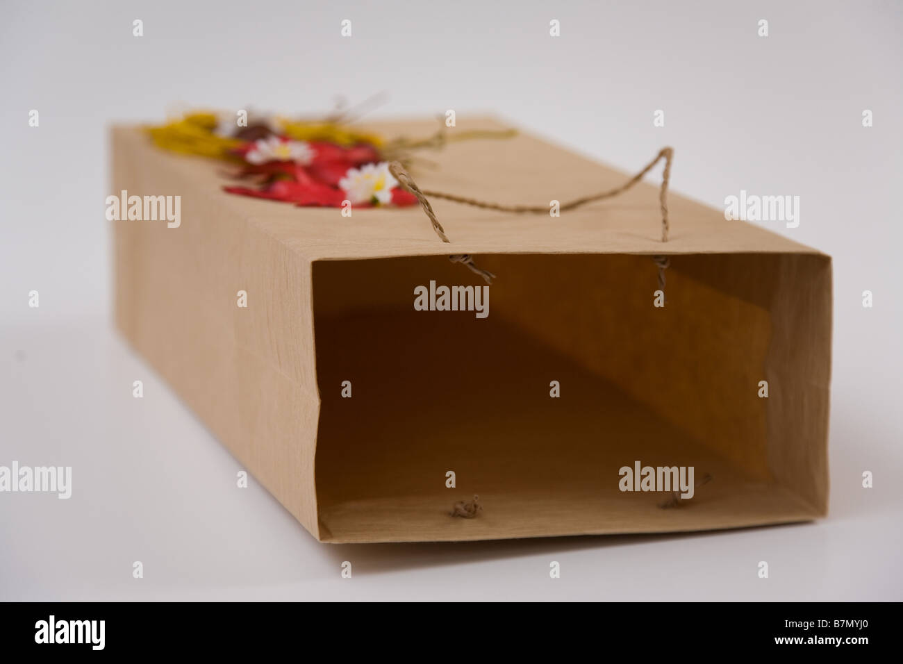 Empty Gift Bag Stock Photo - Alamy