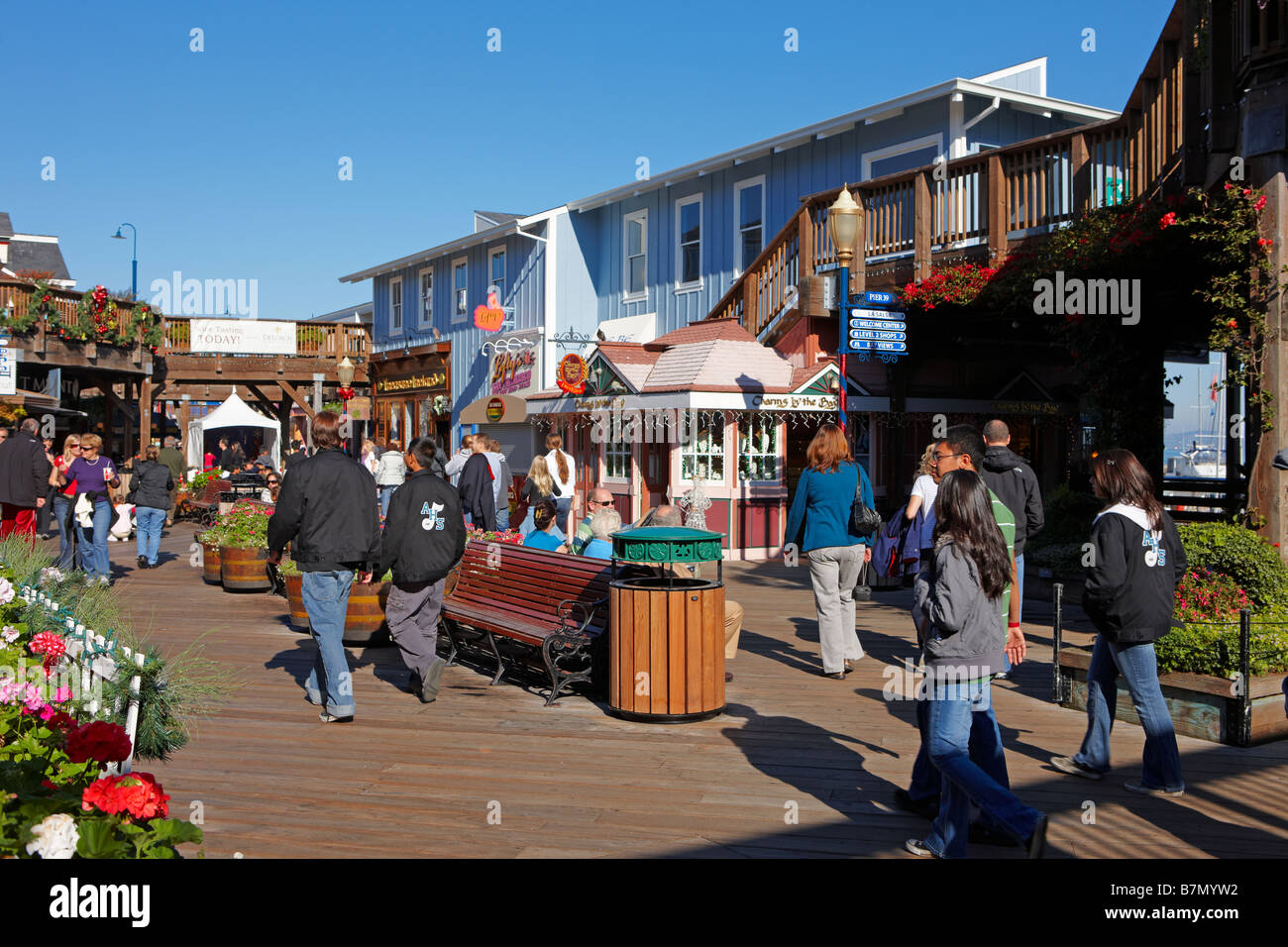 Pier 39. San Francisco, California, USA Stock Photo - Alamy
