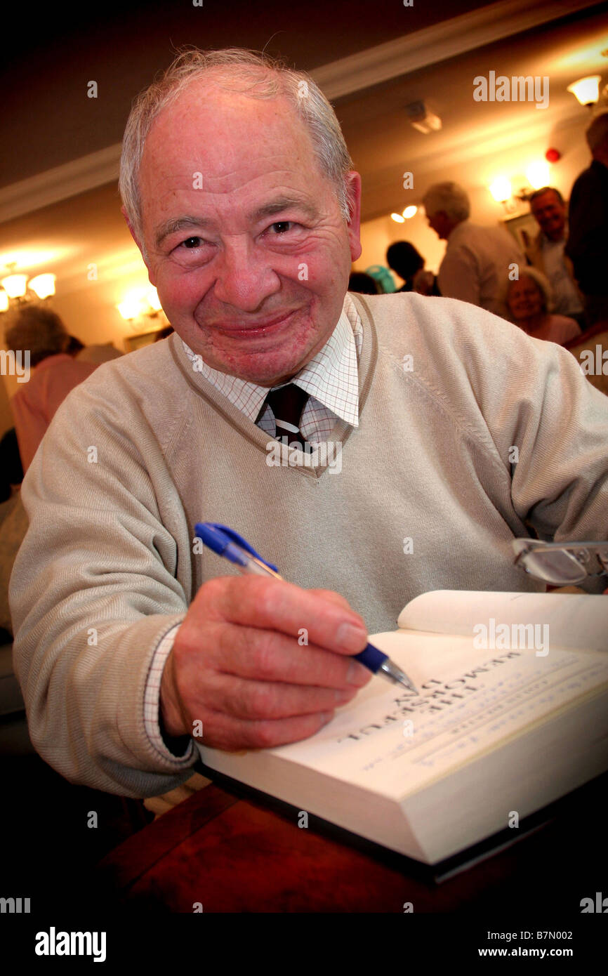 Oxfordshire Author Colin Dexter at a book signing Stock Photo - Alamy