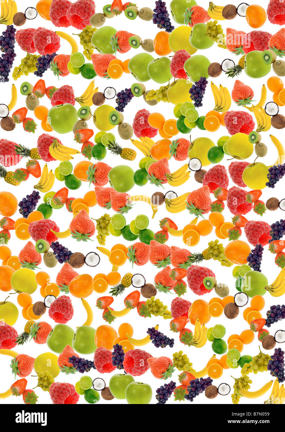 colorful fresh summer fruit background Stock Photo - Alamy