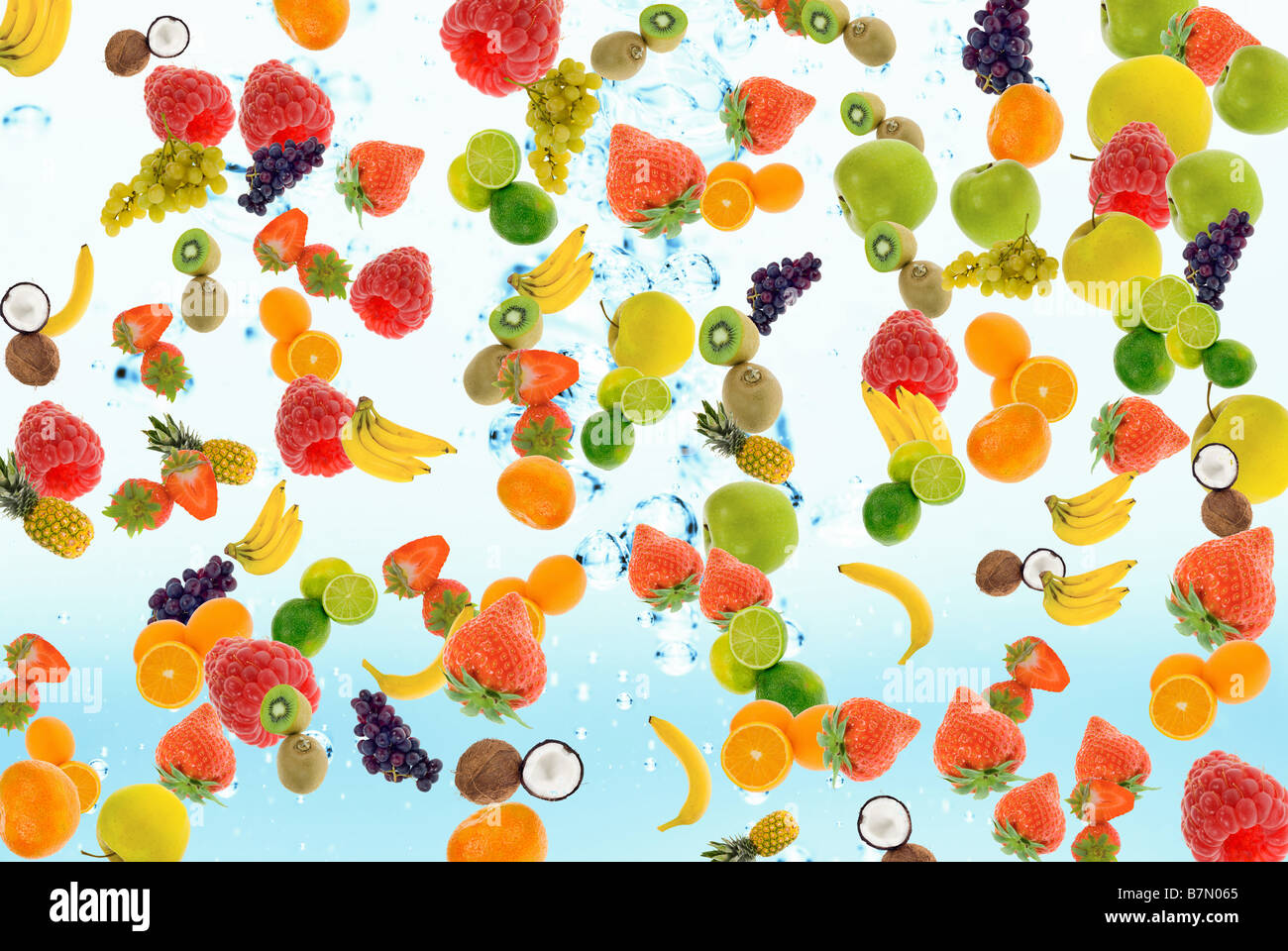 abstract fresh summer fruit concept for backgrounds Stock Photo - Alamy