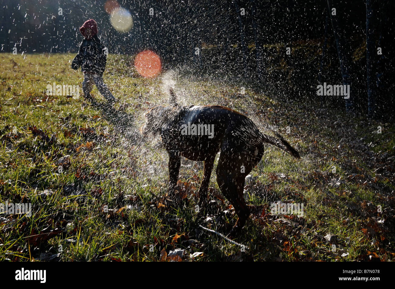 Soaking wet boy hi-res stock photography and images - Alamy