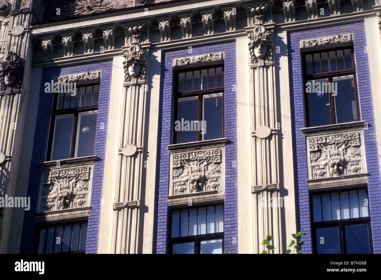 art nouveau jugendstil alberta street riga latvia Stock Photo - Alamy