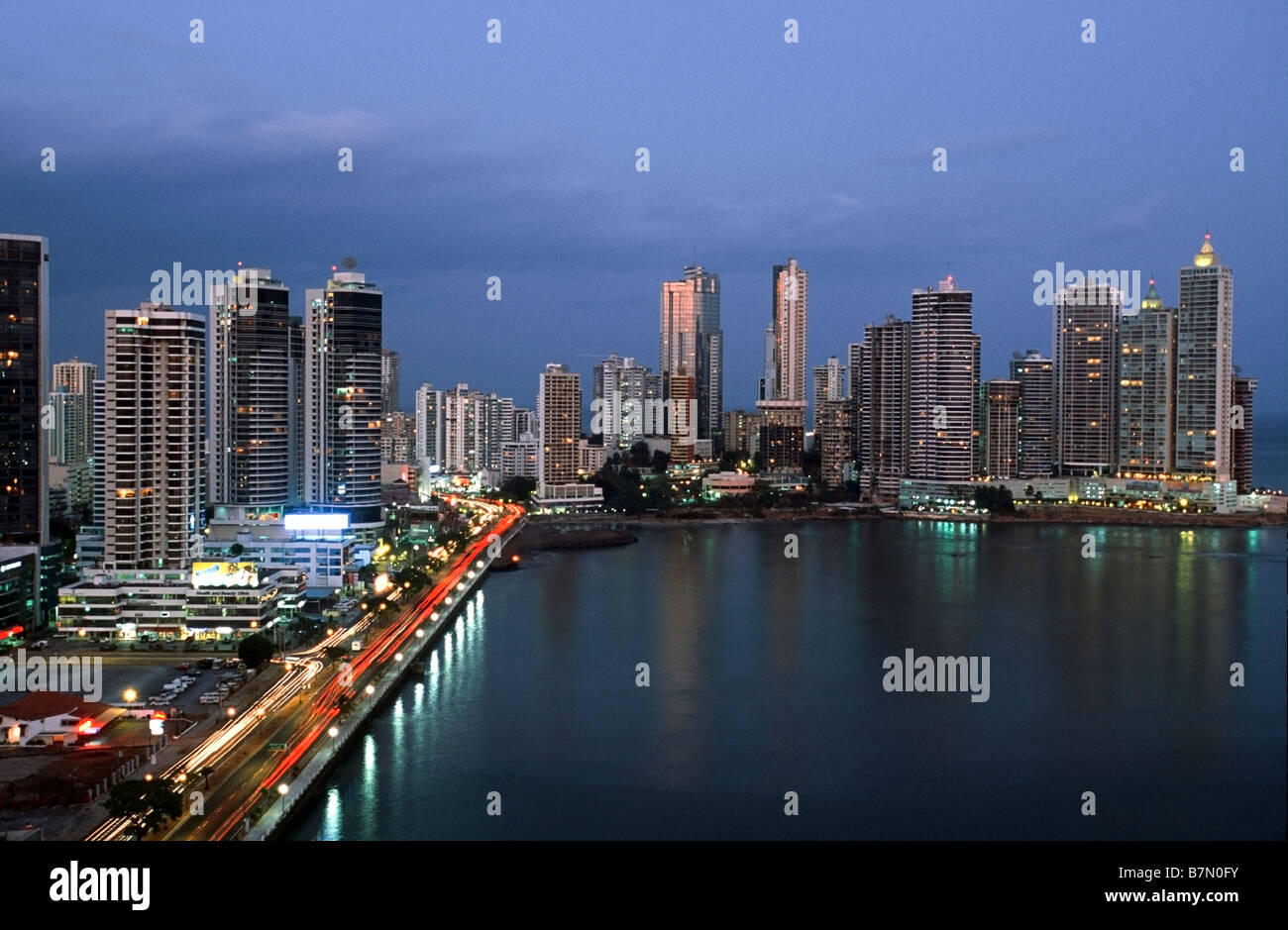 Panama city aerial view hi-res stock photography and images - Alamy