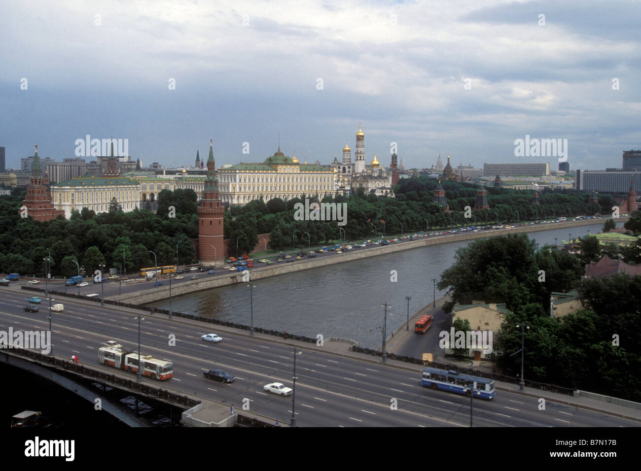 Aerial view of Kremlin, Moscow, Russia Stock Photo - Alamy