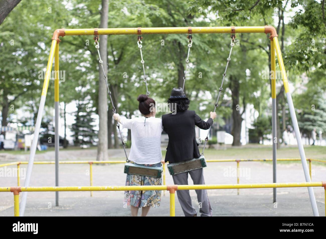 Swing up close hi-res stock photography and images - Alamy