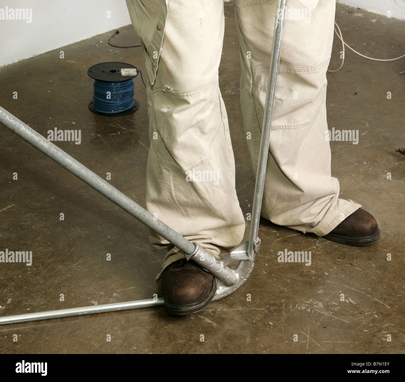 Construction worker bends hi-res stock photography and images - Alamy