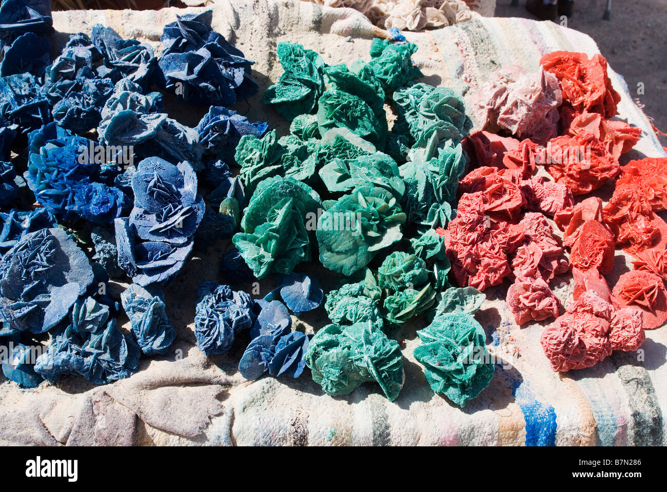 Desert Roses petrified sand Chott El Djerid Tunisia Stock Photo - Alamy