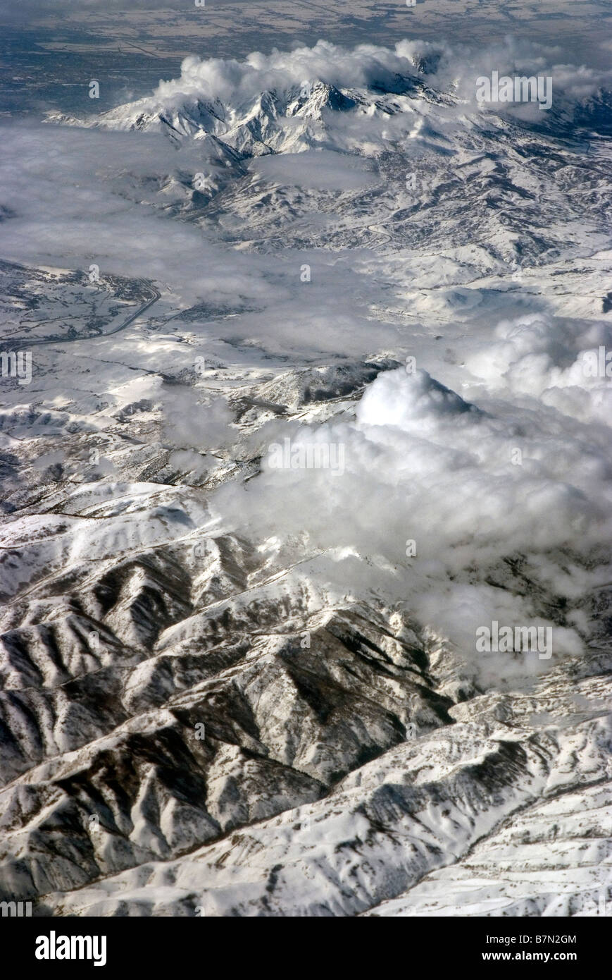 Aerial view rocky mountains usa hi-res stock photography and images - Alamy
