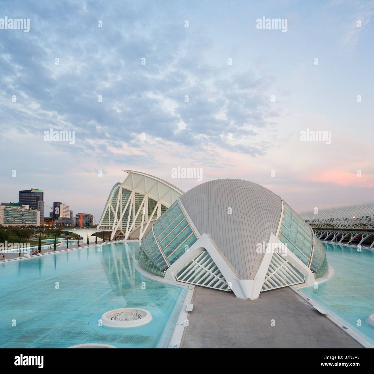 Hemispheric santiago calatrava architecture hi-res stock photography ...