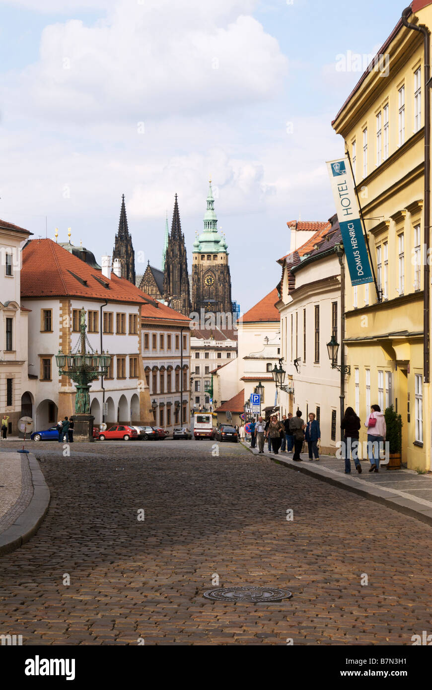 Street in Prague Stock Photo - Alamy