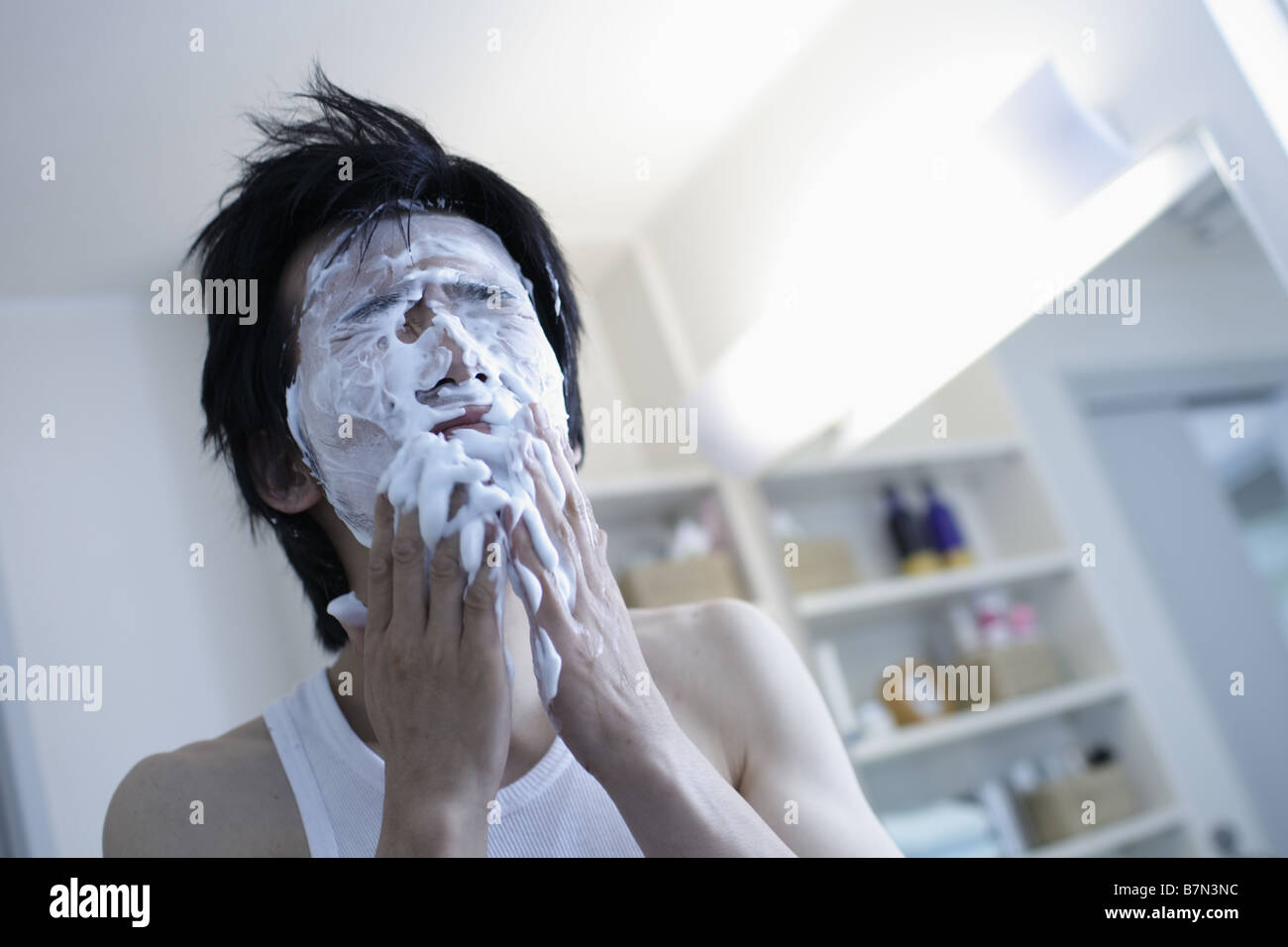 Black man wear face hi-res stock photography and images - Alamy