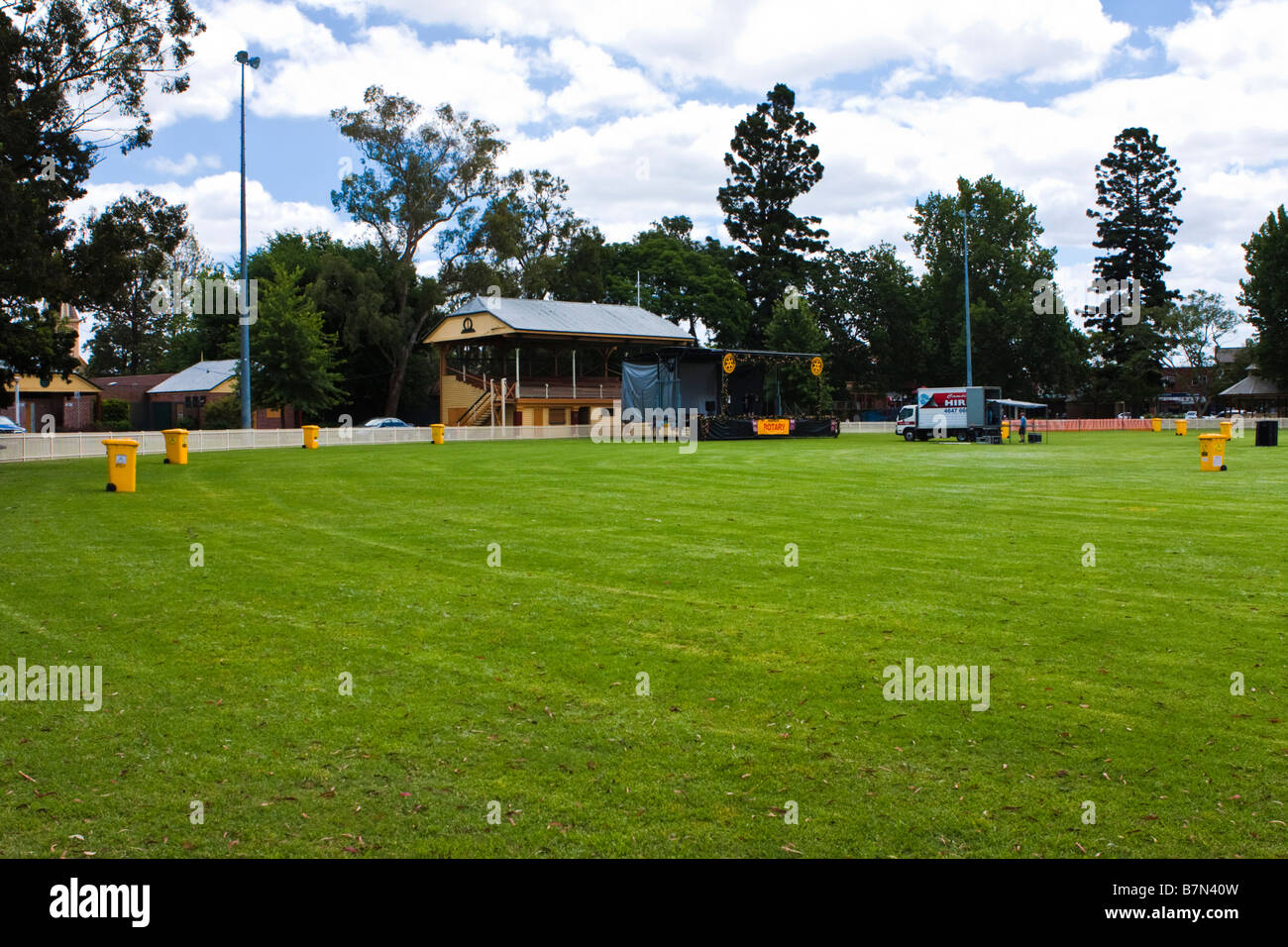 A park and grandstand in Richmond, NSW, Australia Stock Photo - Alamy