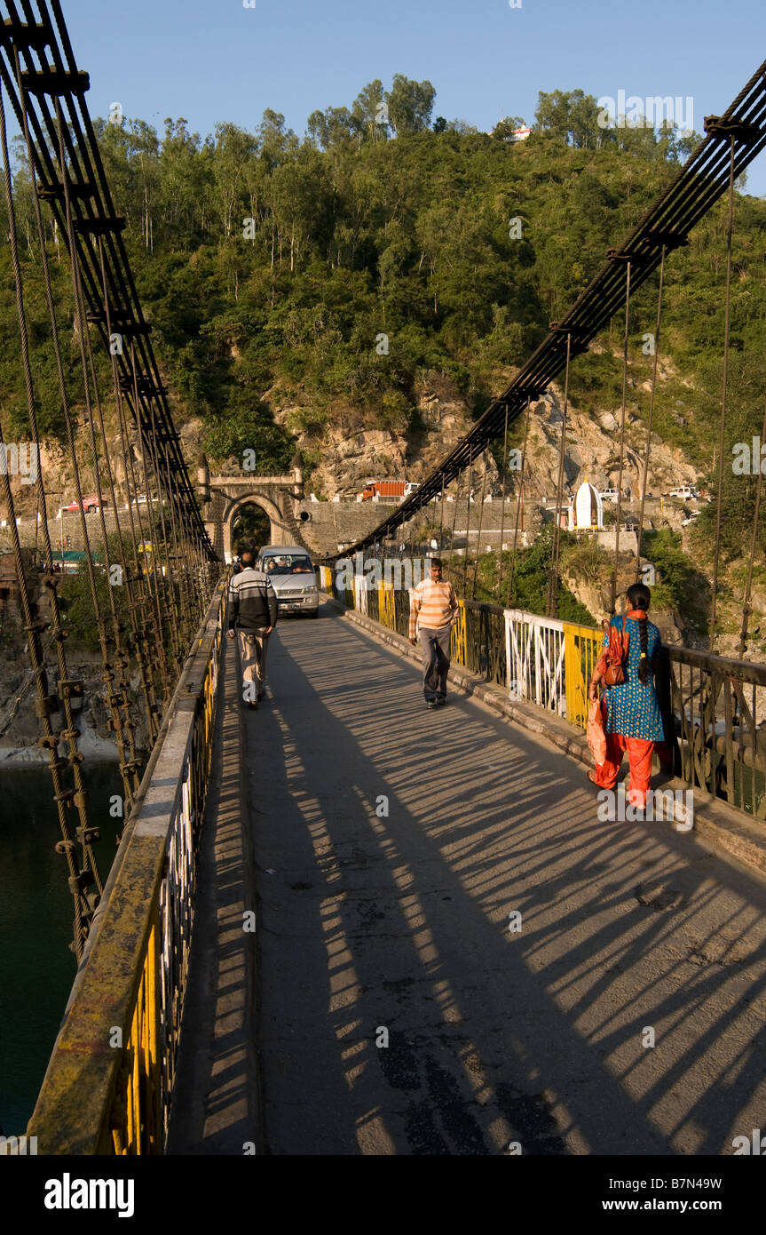 The Bridge. Mandi. Himachal Pradesh. India Stock Photo - Alamy