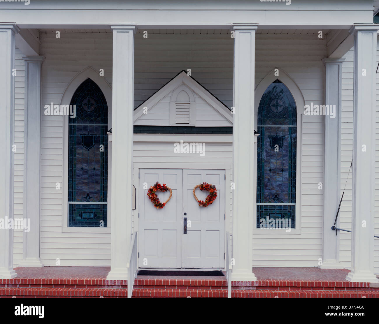 Methodist church entrance hi-res stock photography and images - Alamy
