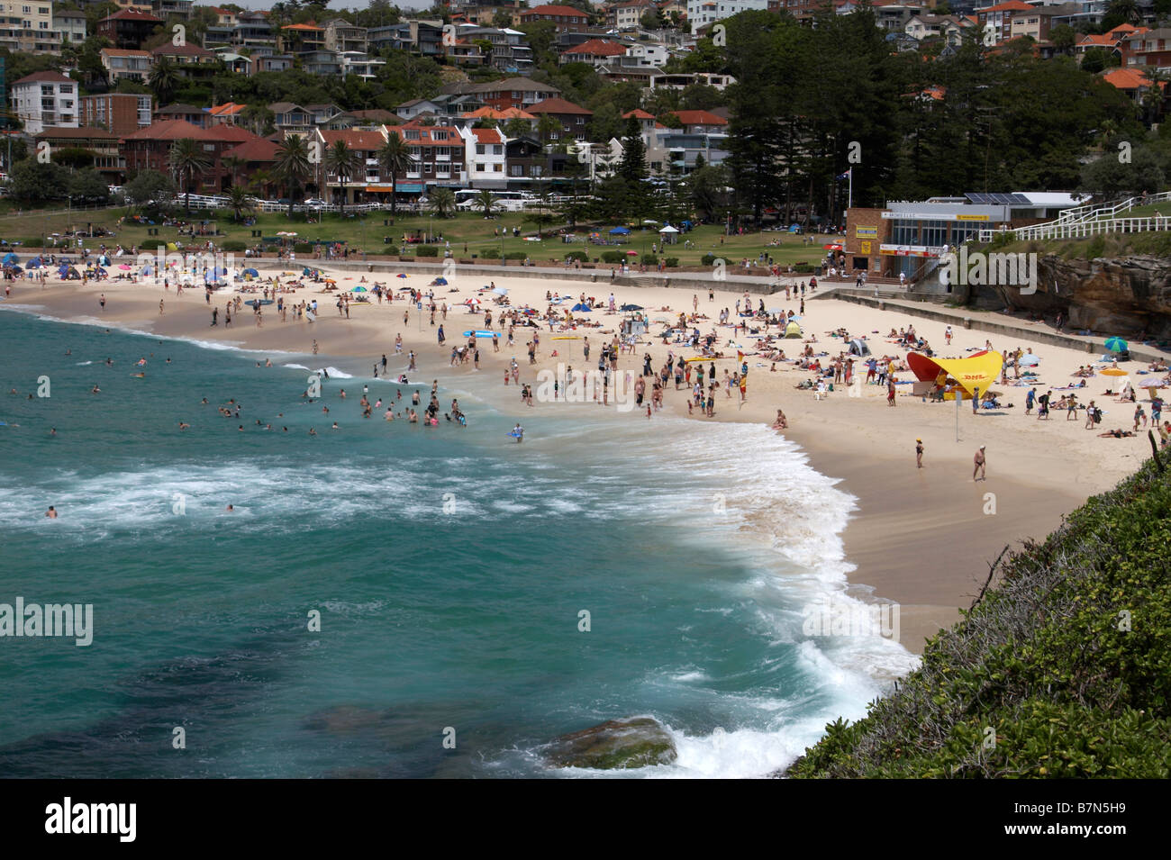 Bronte beach people sunbathing hi-res stock photography and images - Alamy