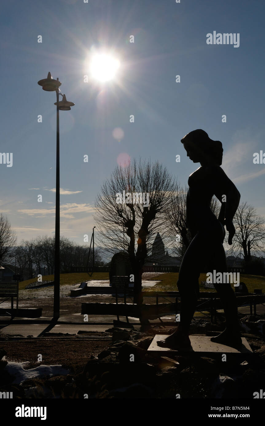 Stock photo of the statue on one of the roundabouts in the town of St ...