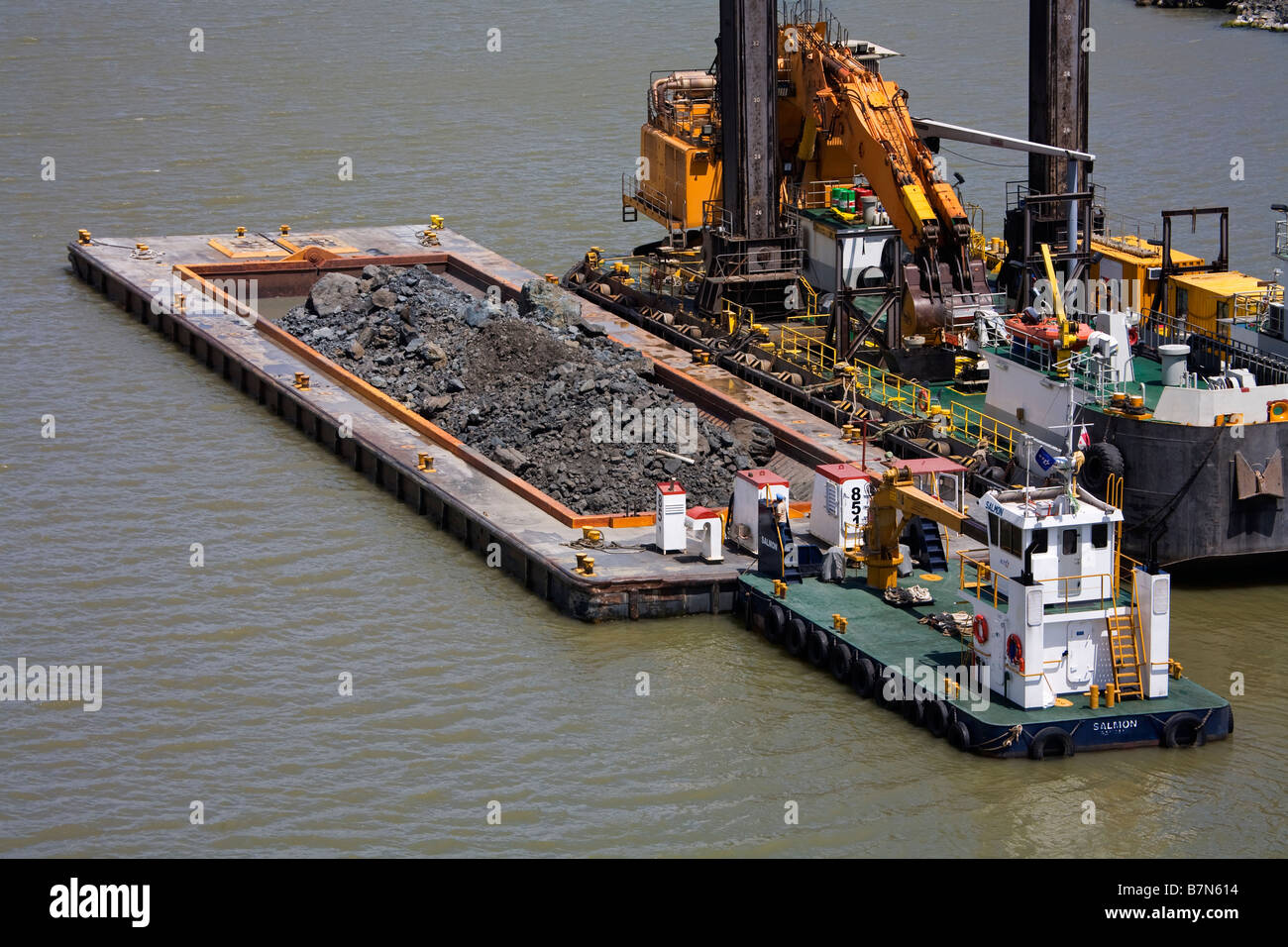 Dredger Gaillard Cut Widening Project Panama Canal Panama Central ...