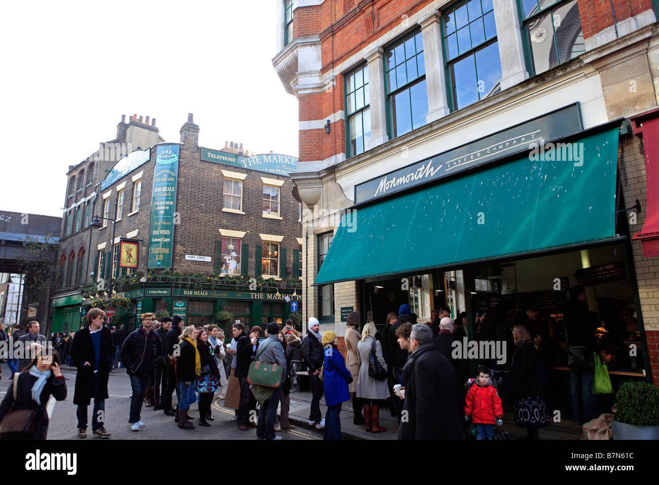 united kingdom london southwark borough market stoney street Stock ...