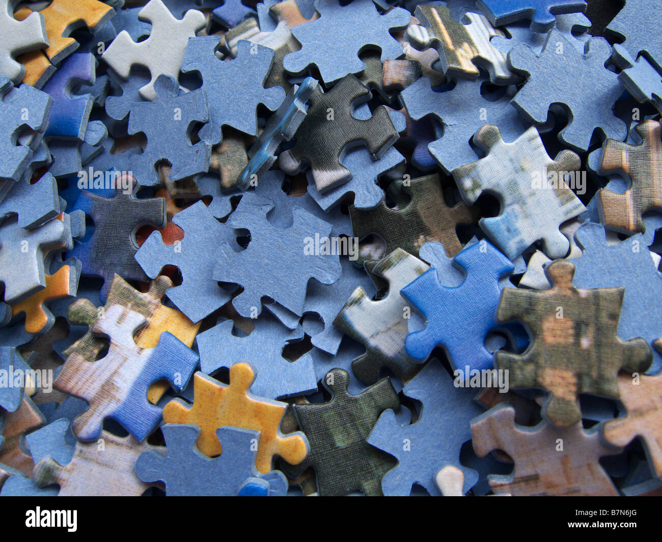 Jigsaw Puzzle Pieces Stock Photo - Alamy