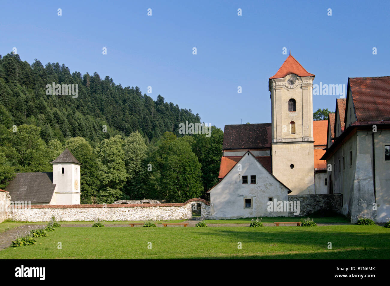 Cerveny klastor, Red monastery, Slovakia Stock Photo - Alamy