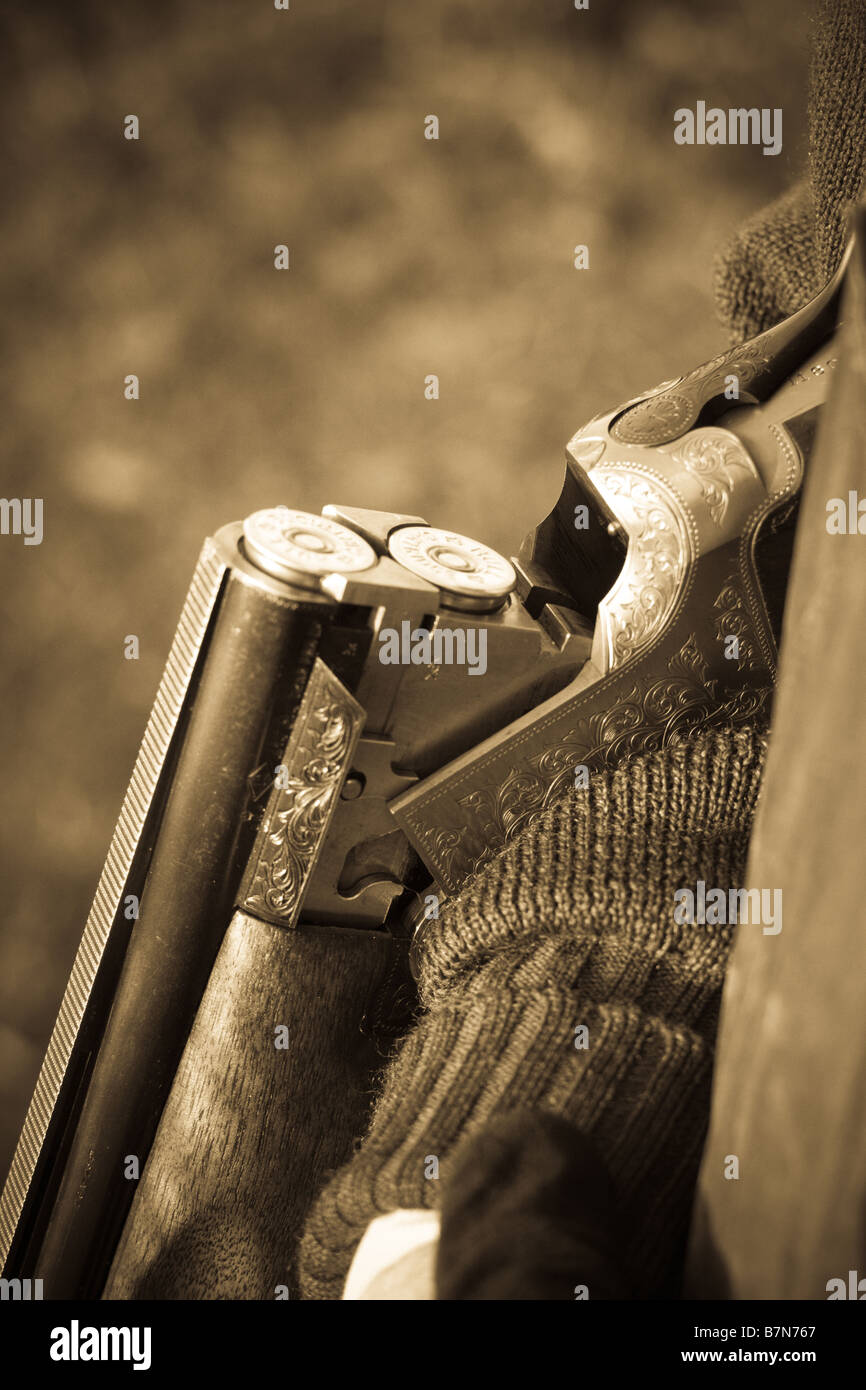 Shotgun breech detail cartridges hi-res stock photography and images ...