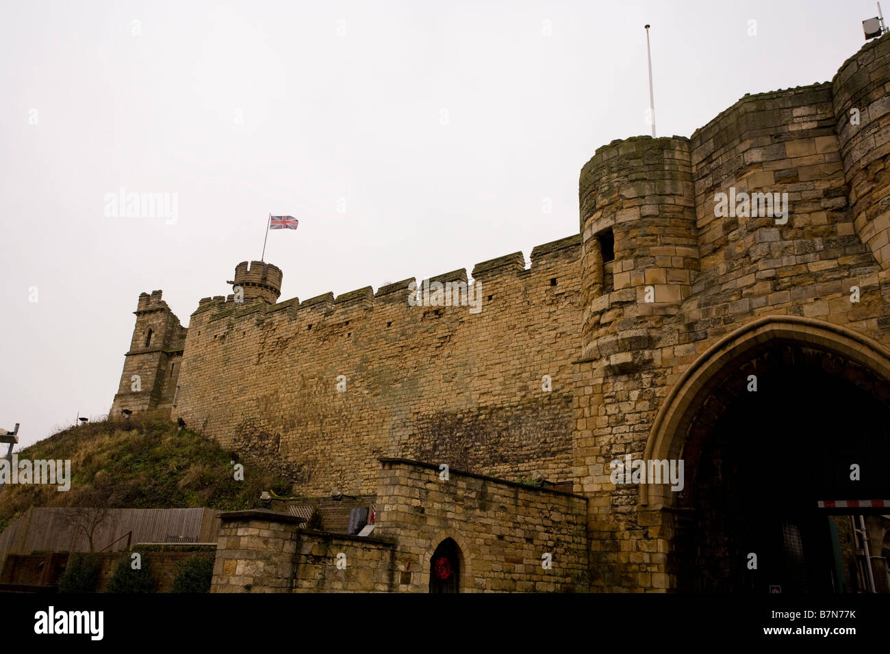 11th Century Norman Lincoln Castle, England Stock Photo - Alamy