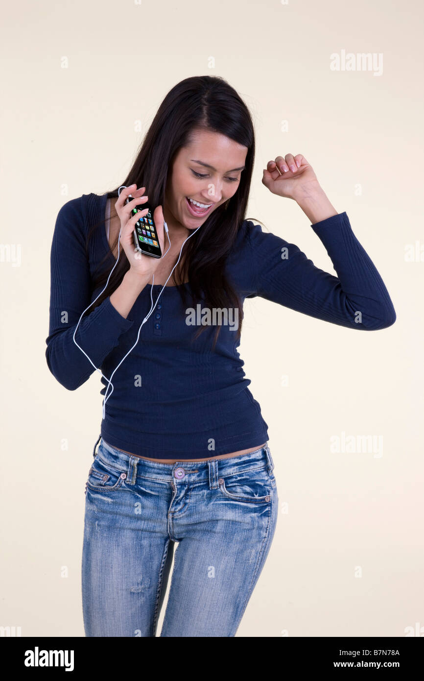 Music dance ipod hi-res stock photography and images - Alamy