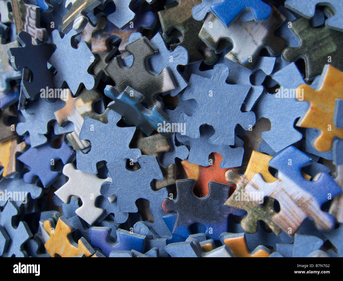 Jigsaw Puzzle Pieces Stock Photo - Alamy