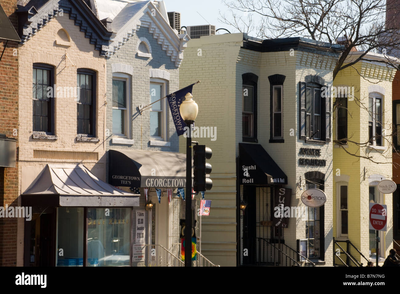 Washington Dc Georgetown Shopping High Resolution Stock Photography and ...