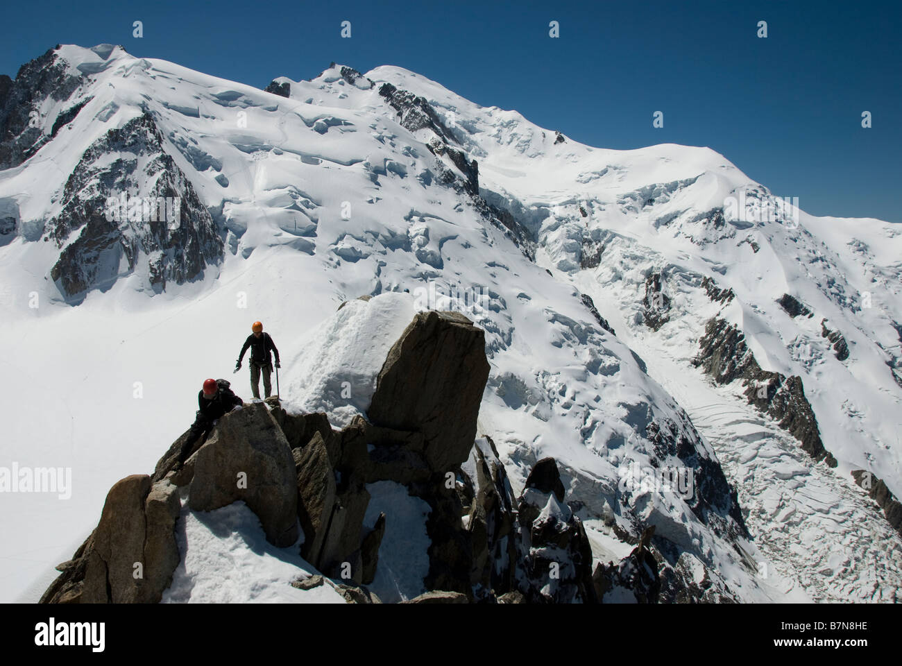 Chamonix aguille du midi mont hi-res stock photography and images - Alamy
