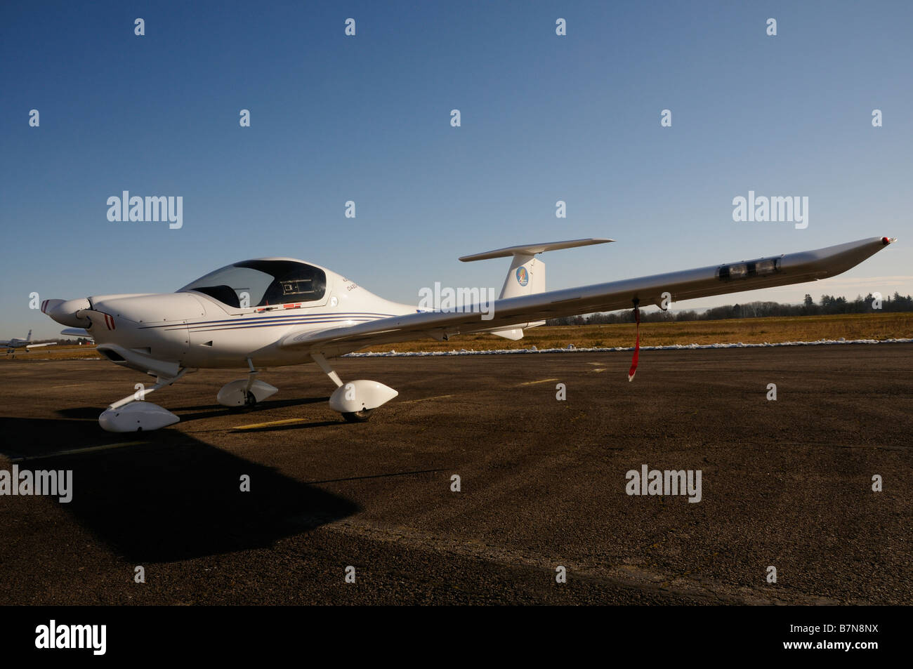 Stock photo of light aircraft from the aero club du Limousin at Limoges ...