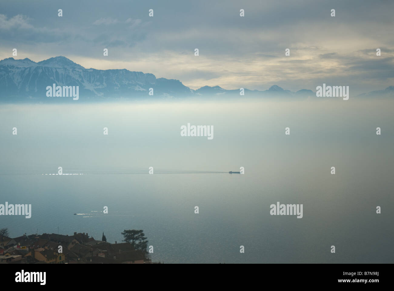 Lac leman switzerland view hi-res stock photography and images - Alamy