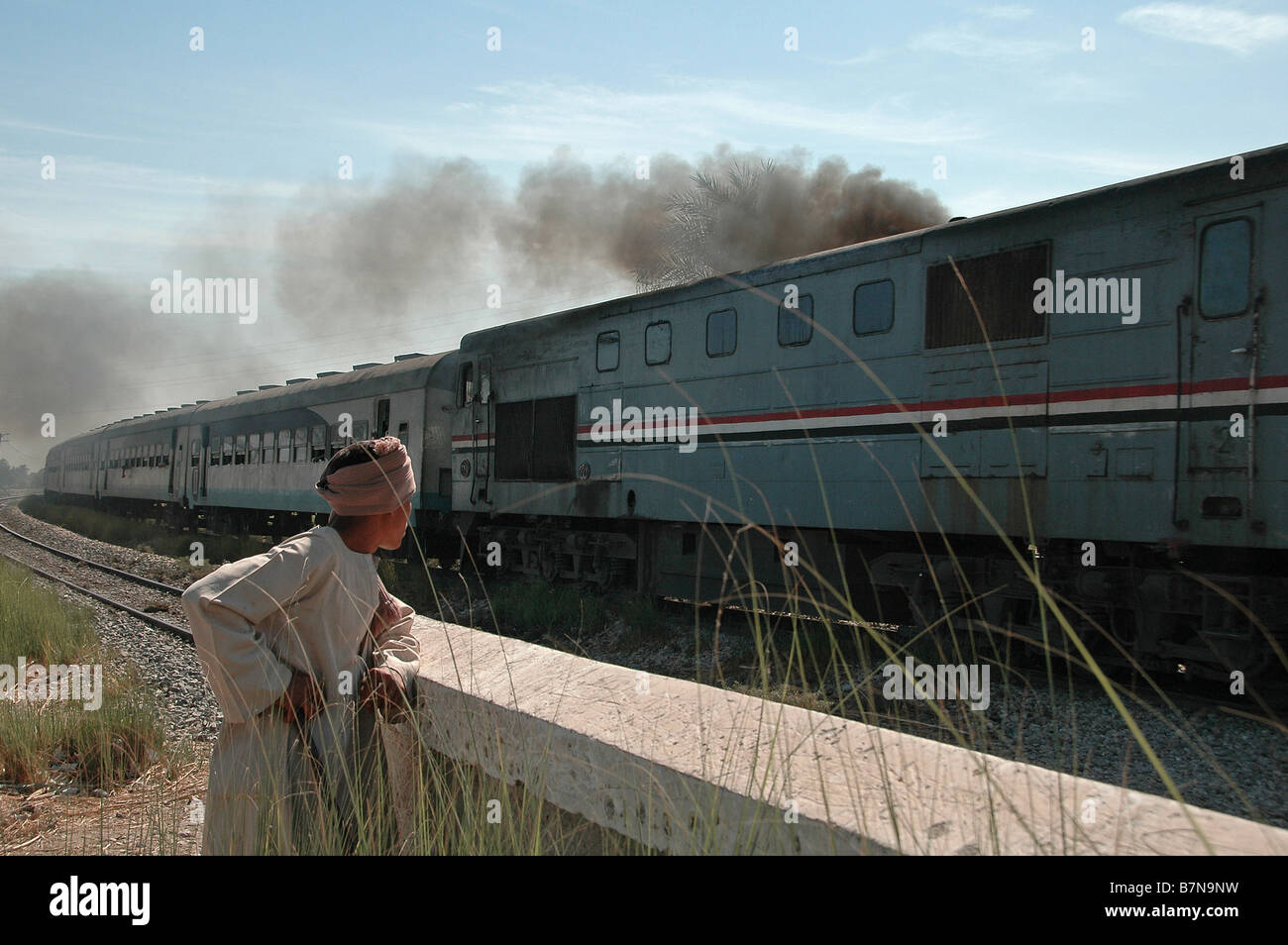 Egyptian national railways hi-res stock photography and images - Alamy