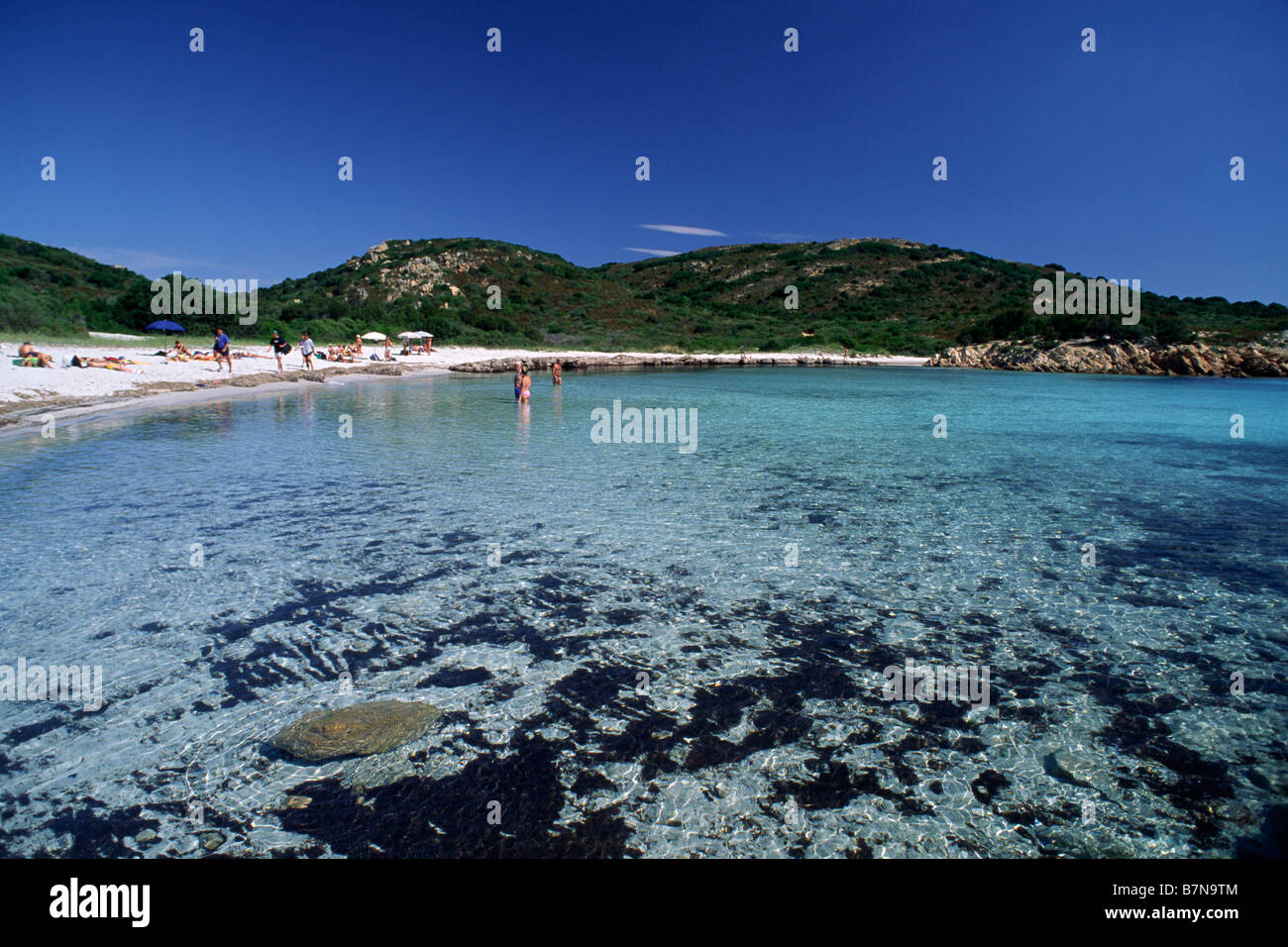 Italy, Sardinia, Costa Smeralda, Spiaggia del Principe beach Stock ...