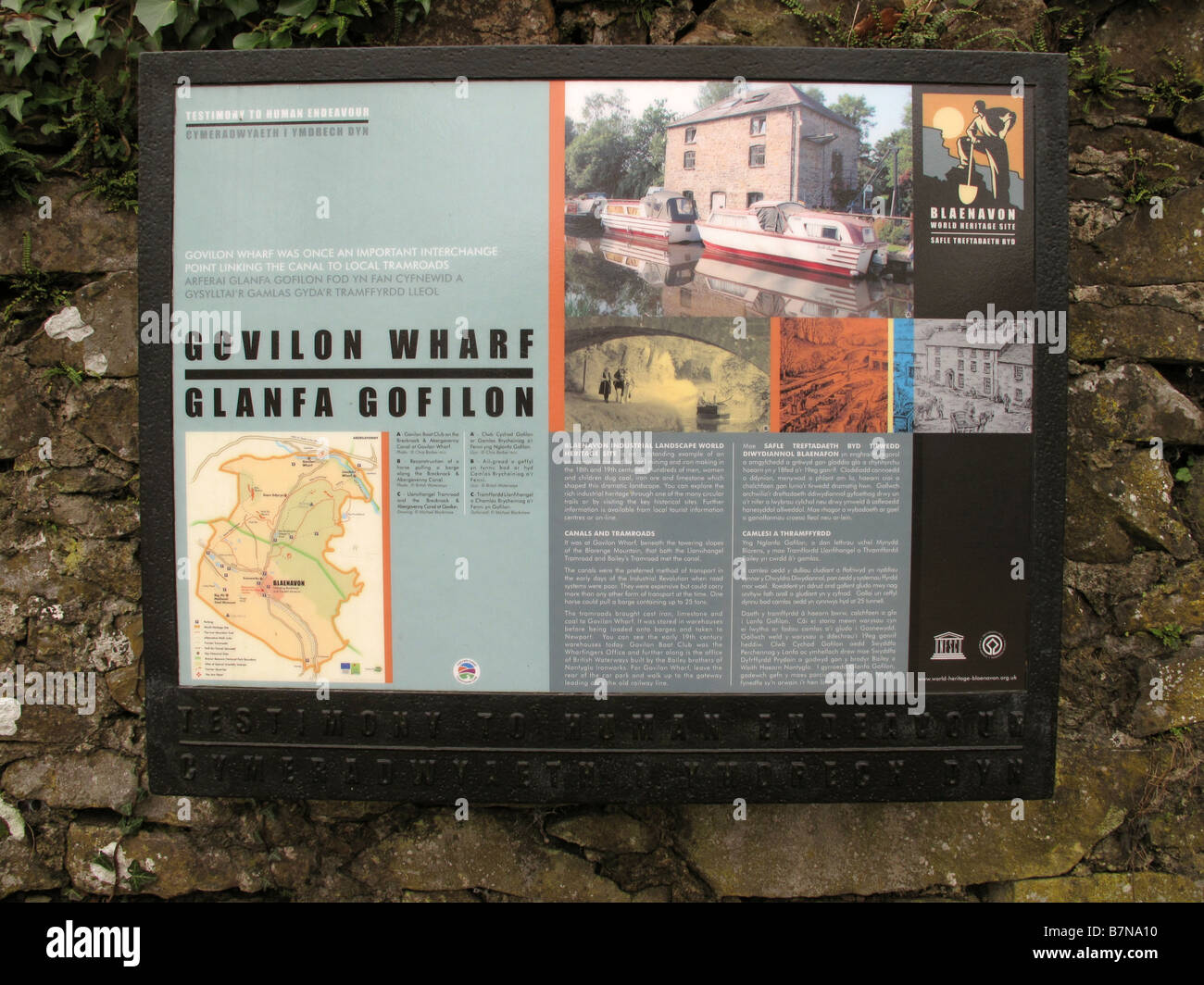 Map of abergavenny hi-res stock photography and images - Alamy