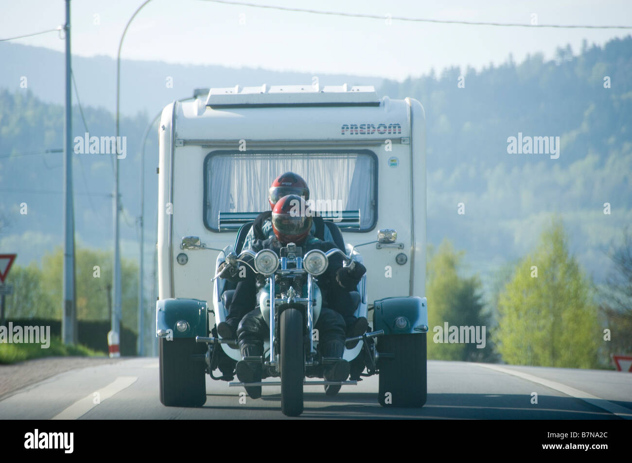 Harley davidson trike hi-res stock photography and images - Alamy