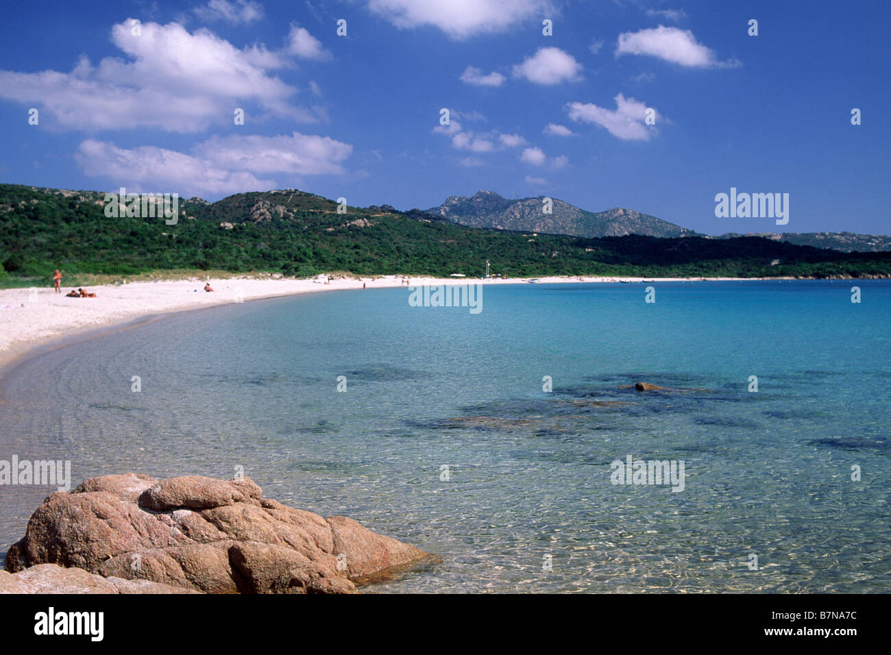 Italy, Sardinia, Costa Smeralda, Liscia Ruja beach Stock Photo - Alamy
